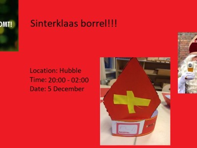 Tuesday drink sinterklaas - Eindhovense Studenten Alpen Club